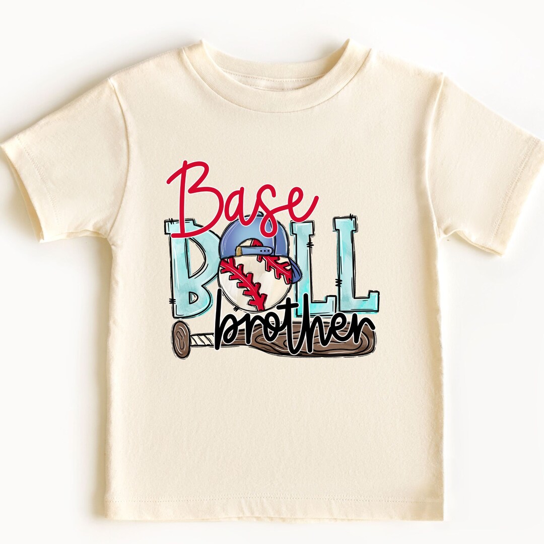 Baseball Brother Shirt, Baseball Sister Shirts, Cute Kids Baseball ...