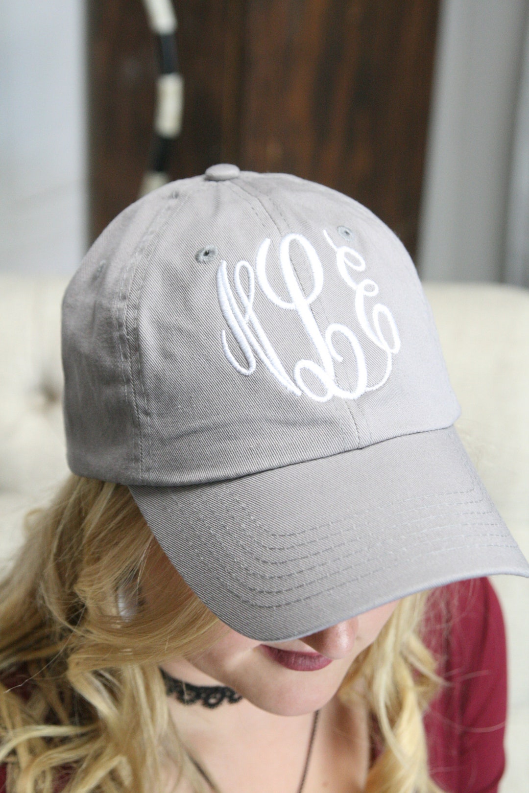 Monogrammed Cap Monogrammed Hat Personalized Cap - Etsy