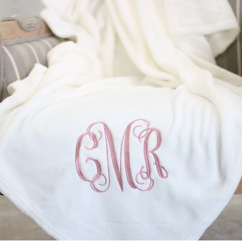 Monogrammed Blanket - Etsy