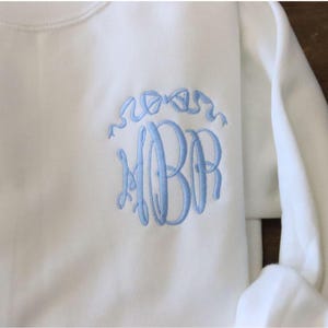 Bow Monogrammed Personalized Sweatshirt, Monogrammed Sweater, Gifts for ...