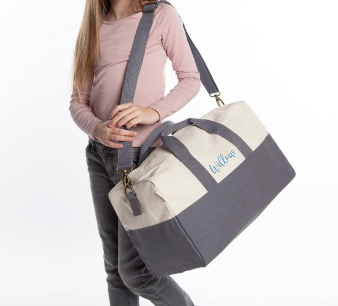 Children Personalized Bag Duffle Bag Monogrammed Weekender Bags Baby ...
