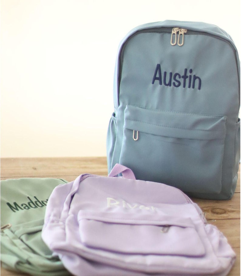 Personalized Embroidered Backpack for Toddler and Youth – Custom Name ...