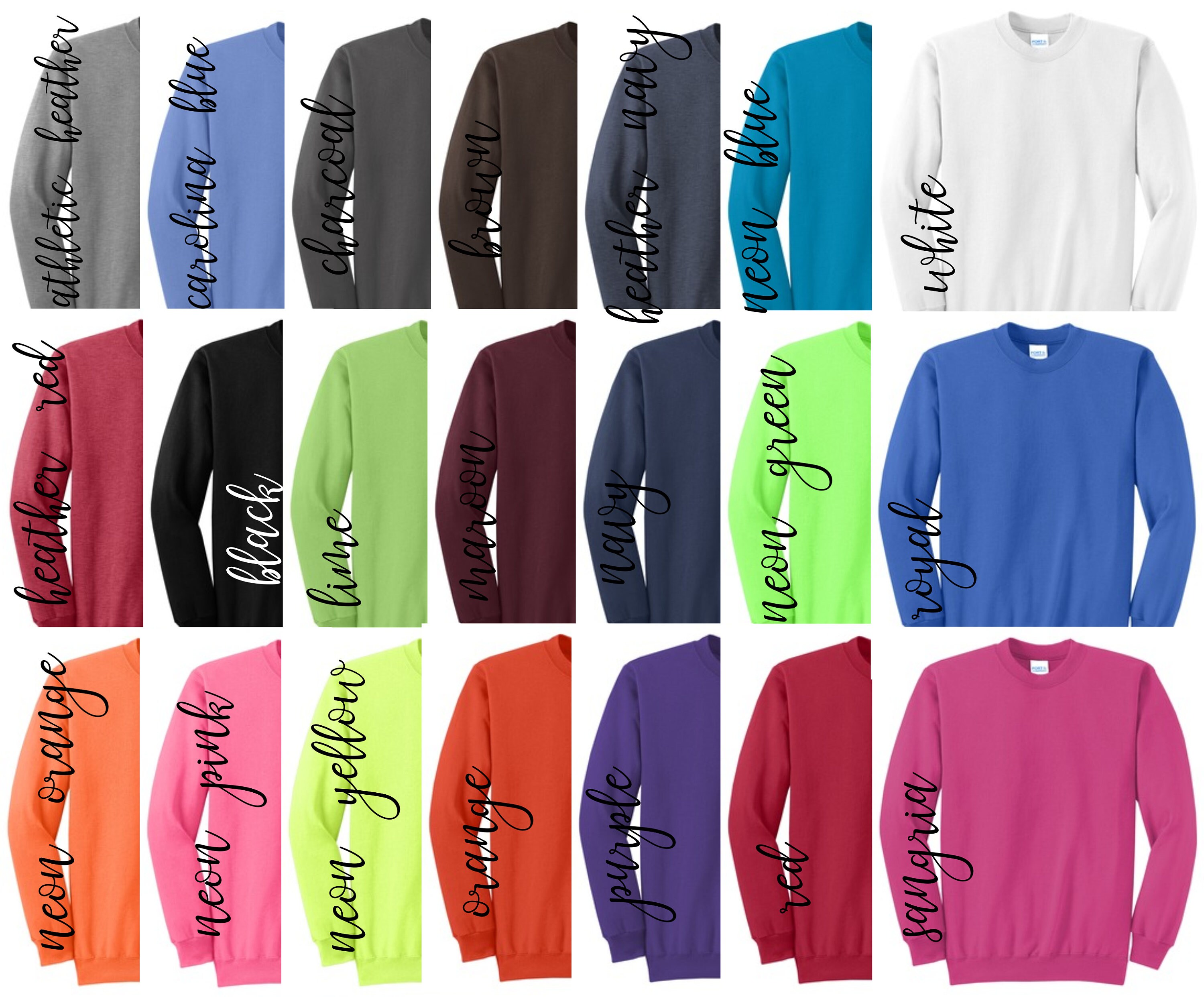 Embroidered Personalized Monogram Sweatshirt Monogrammed - Etsy