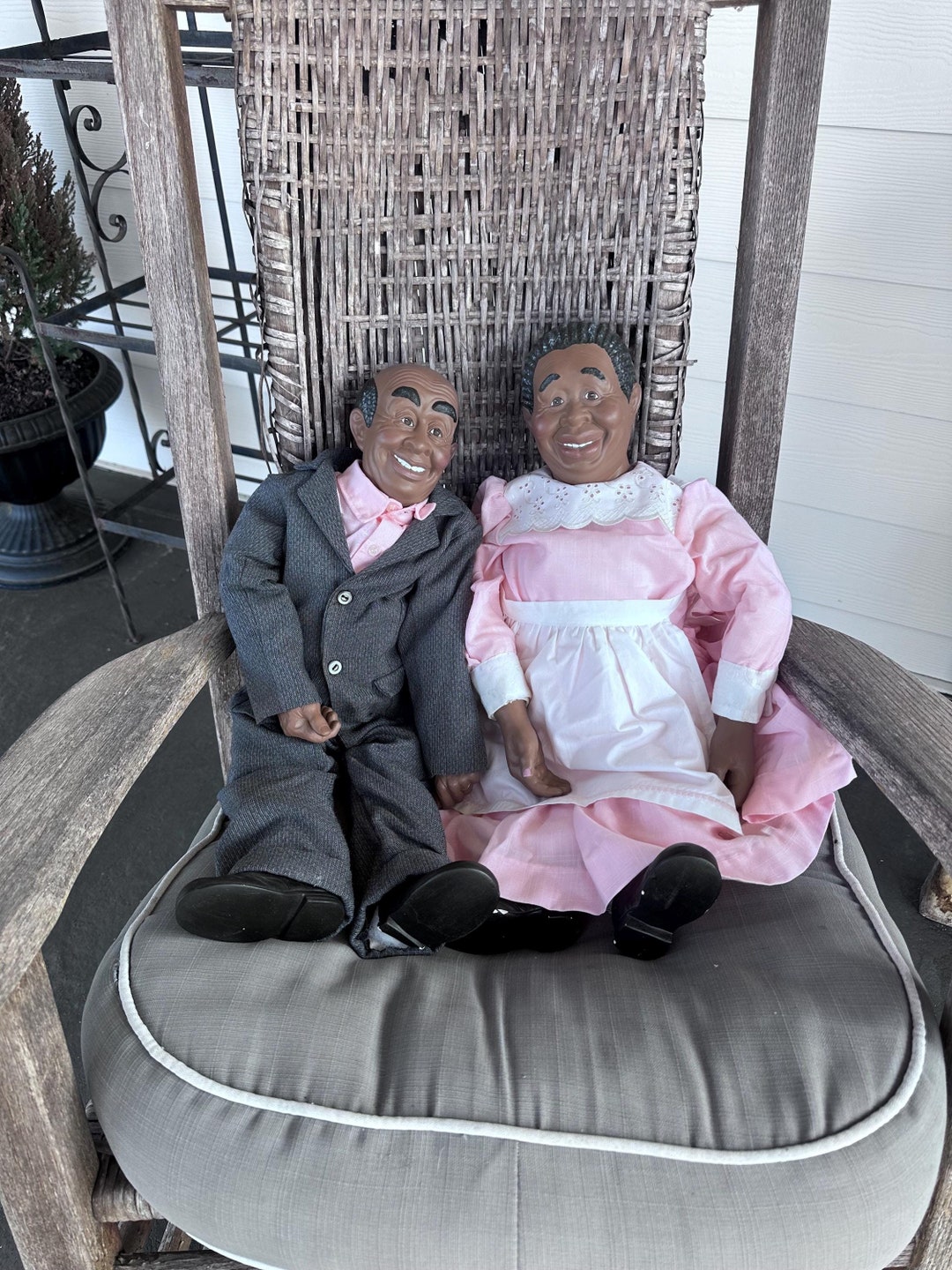 William Wallace Jr. Porcelain Dolls: Grandma & Grandpa Vintage Set - Etsy