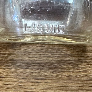 Vintage Square One Quart Clear Glass Milk Bottle, Clear Glass Milk ...