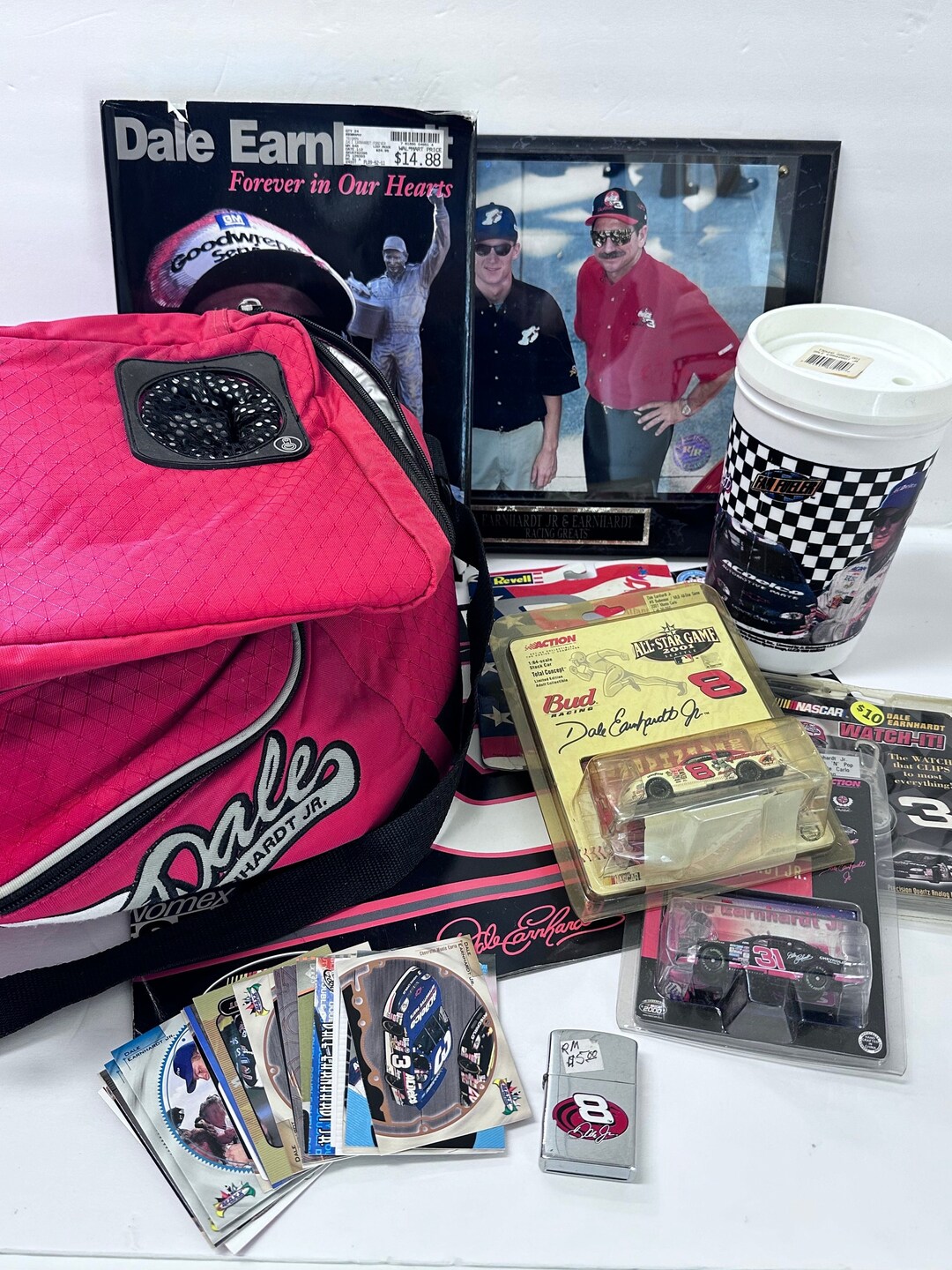 NASCAR Dale Earnhardt Collectibles Lot – Dale Earnhardt Jr. Memorabilia ...