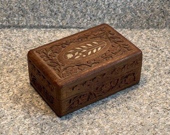 Hand Carved Box | Etsy