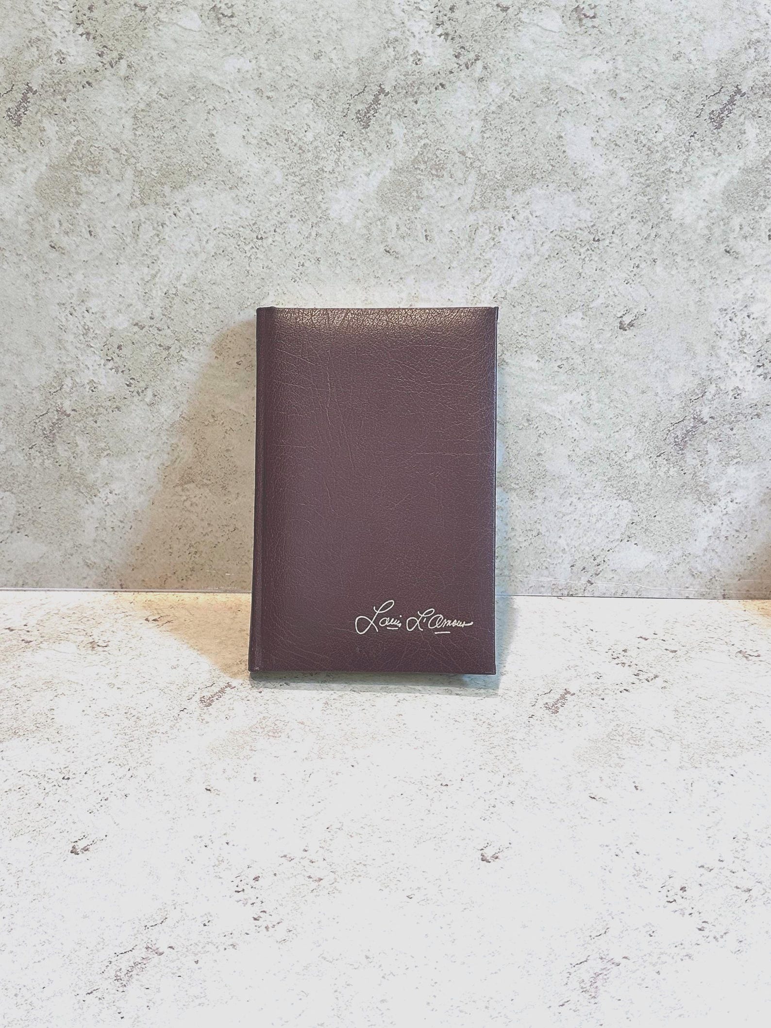 Vintage Louis L'amour Bantam Books Leatherette Hardcover Books, Vintage ...