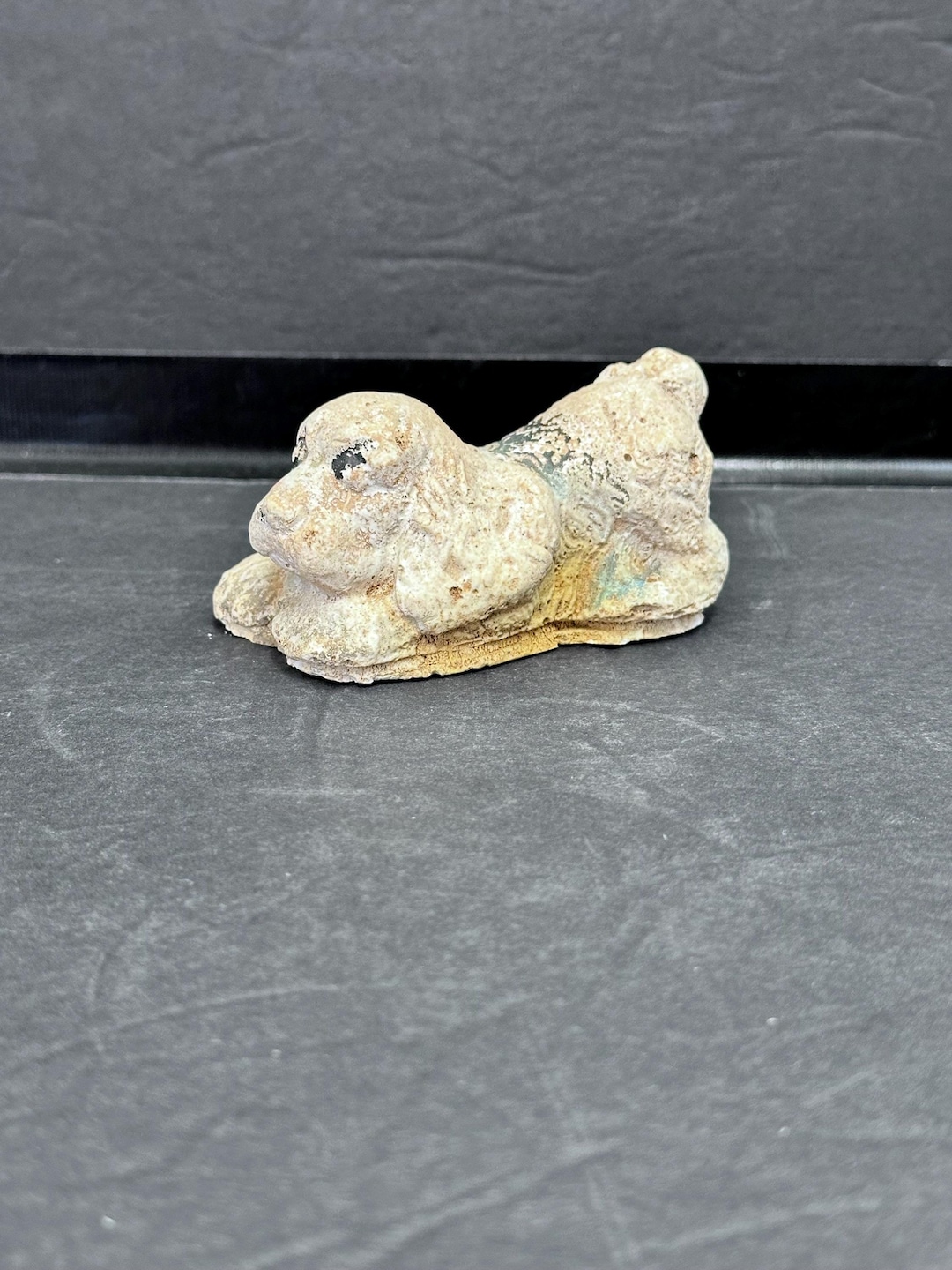 Vintage Chalkware Puppy Dog Figurine: Faded Carnival Prize - Etsy