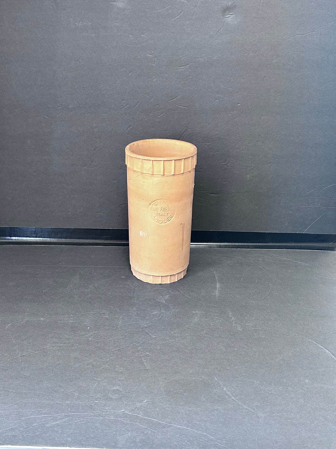 Vintage Clay Terracotta Wine Chiller Cooler Made in Italy, Italian Vino ...