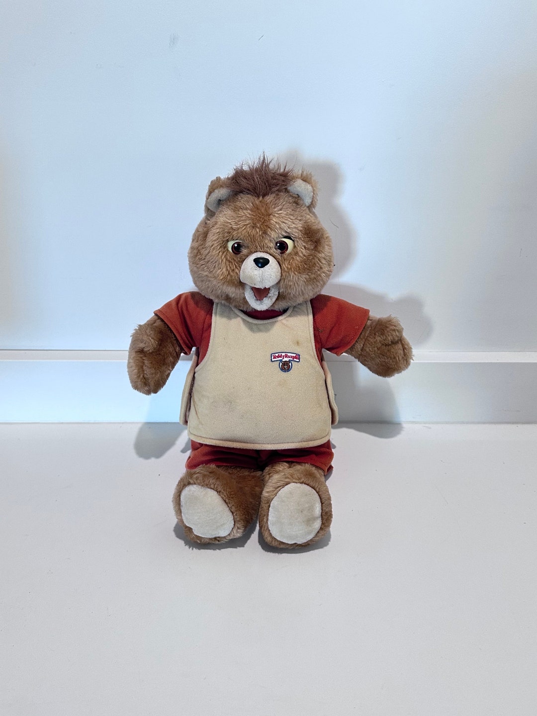 Vintage Teddy Ruxpin 1985 WOW Worlds of Wonder Plush Doll Bear - Etsy