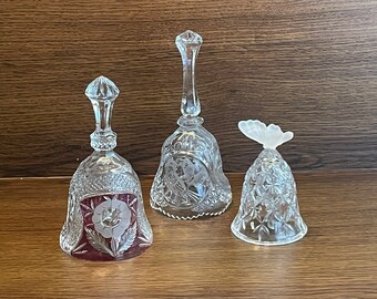 Etched Crystal Bell - Etsy