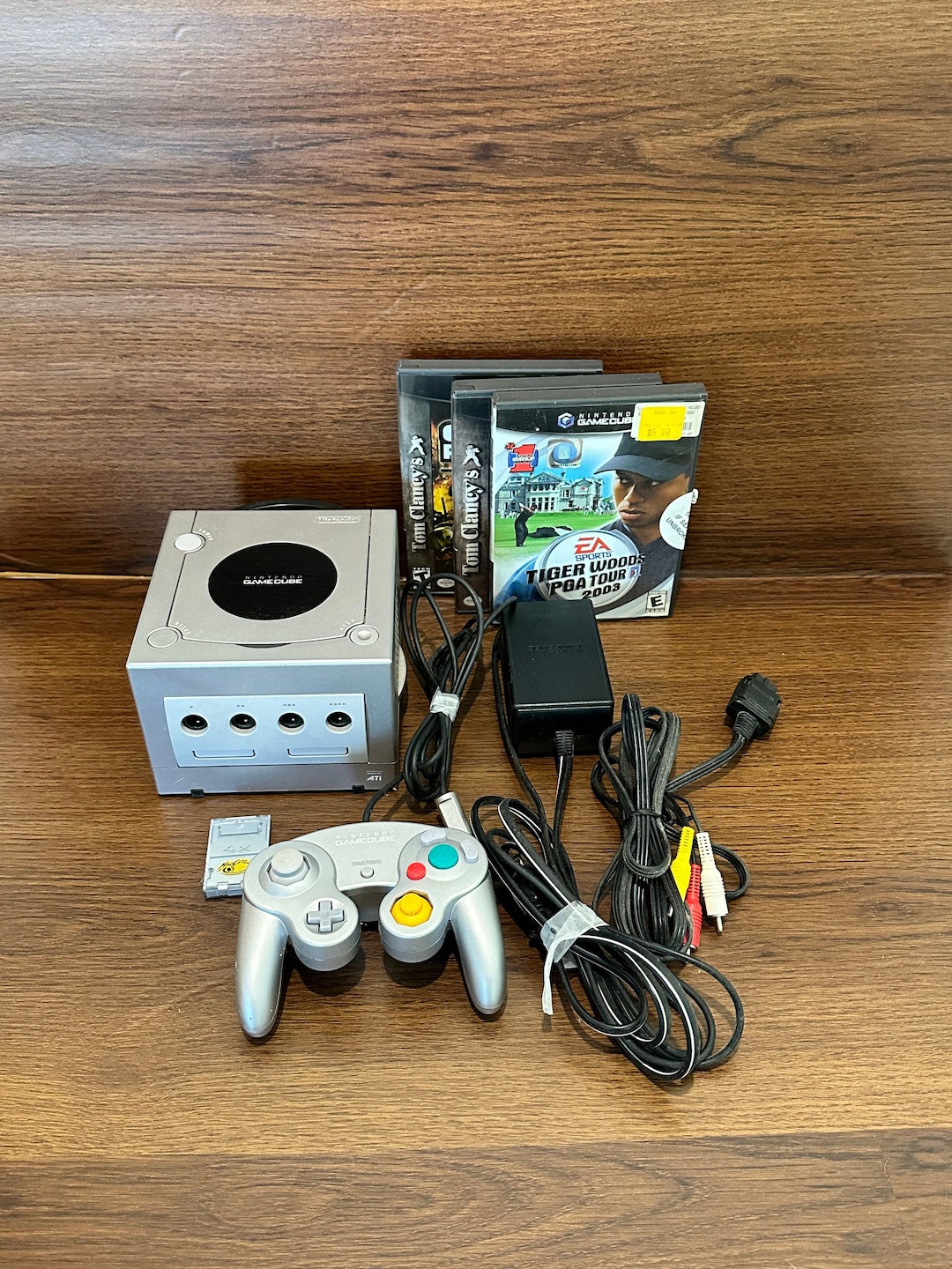 2001 Nintendo Gamecube Platinum Console Bundle With Three Games Tested Works Etsy