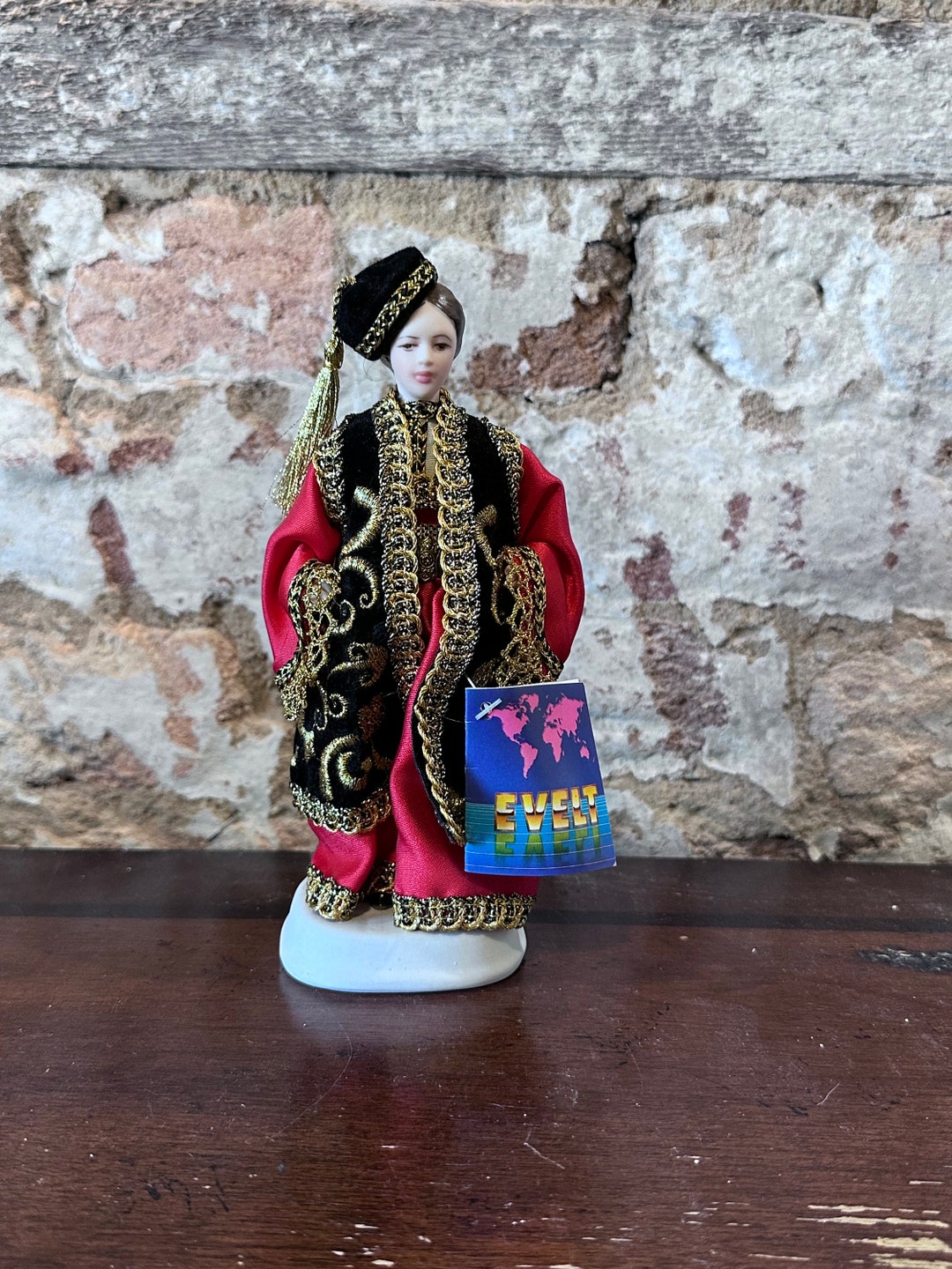 Evelt Greek Traditional Porcelain Doll 155 E Epirus, Collectible Greek ...