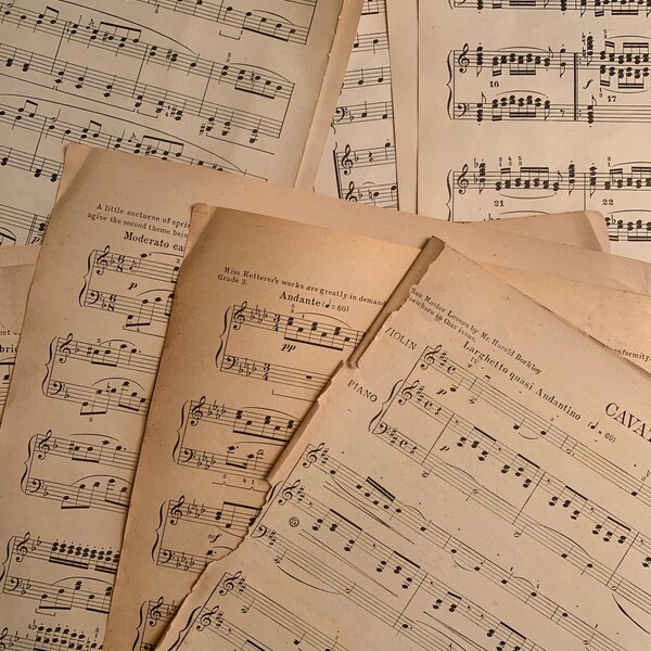 Old Sheet Music - Etsy