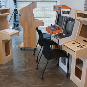 13" CRT Arcade Cabinet Plans /CAD Package (2:3 Scale Neogeo MVS Style ...