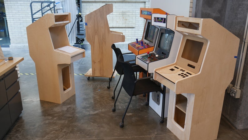 Paquete de planos y CAD para gabinete arcade CRT de 13" (cuerpo estilo ...