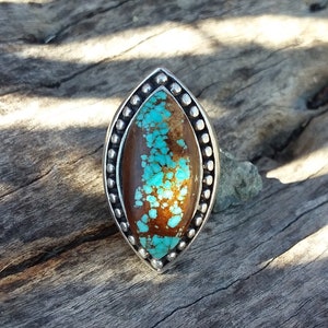 Turquoise Ring Size7~native American Jewelry-navajo Accessories ...
