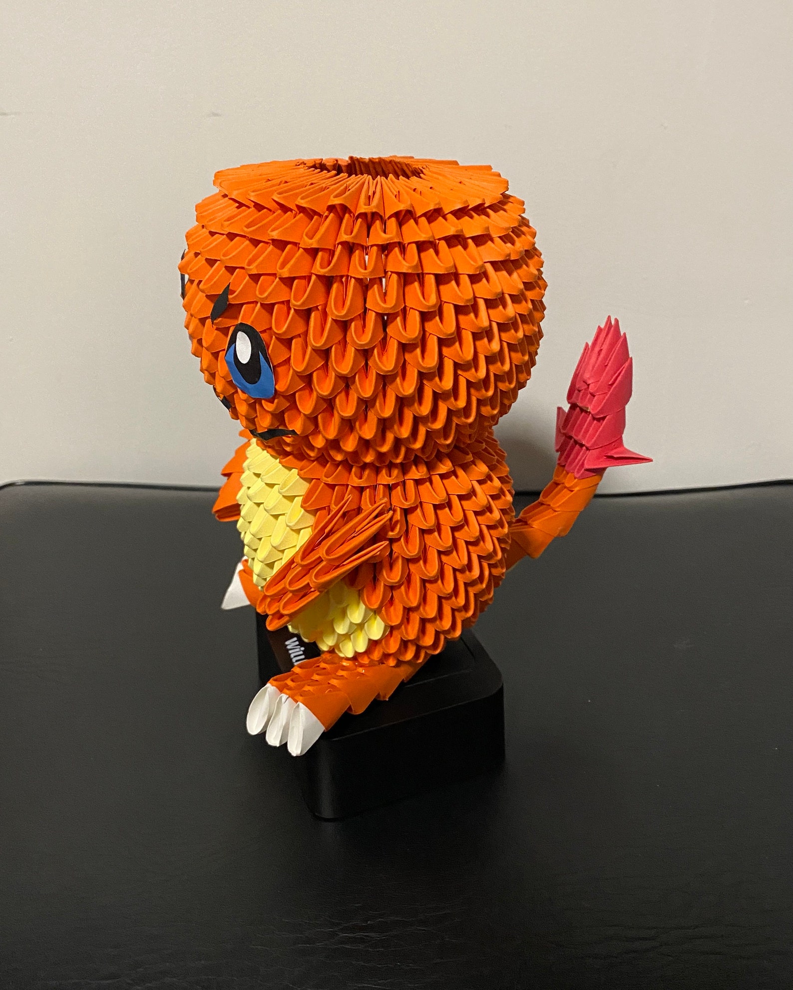 3D Origami Pokemon Charmander - Etsy