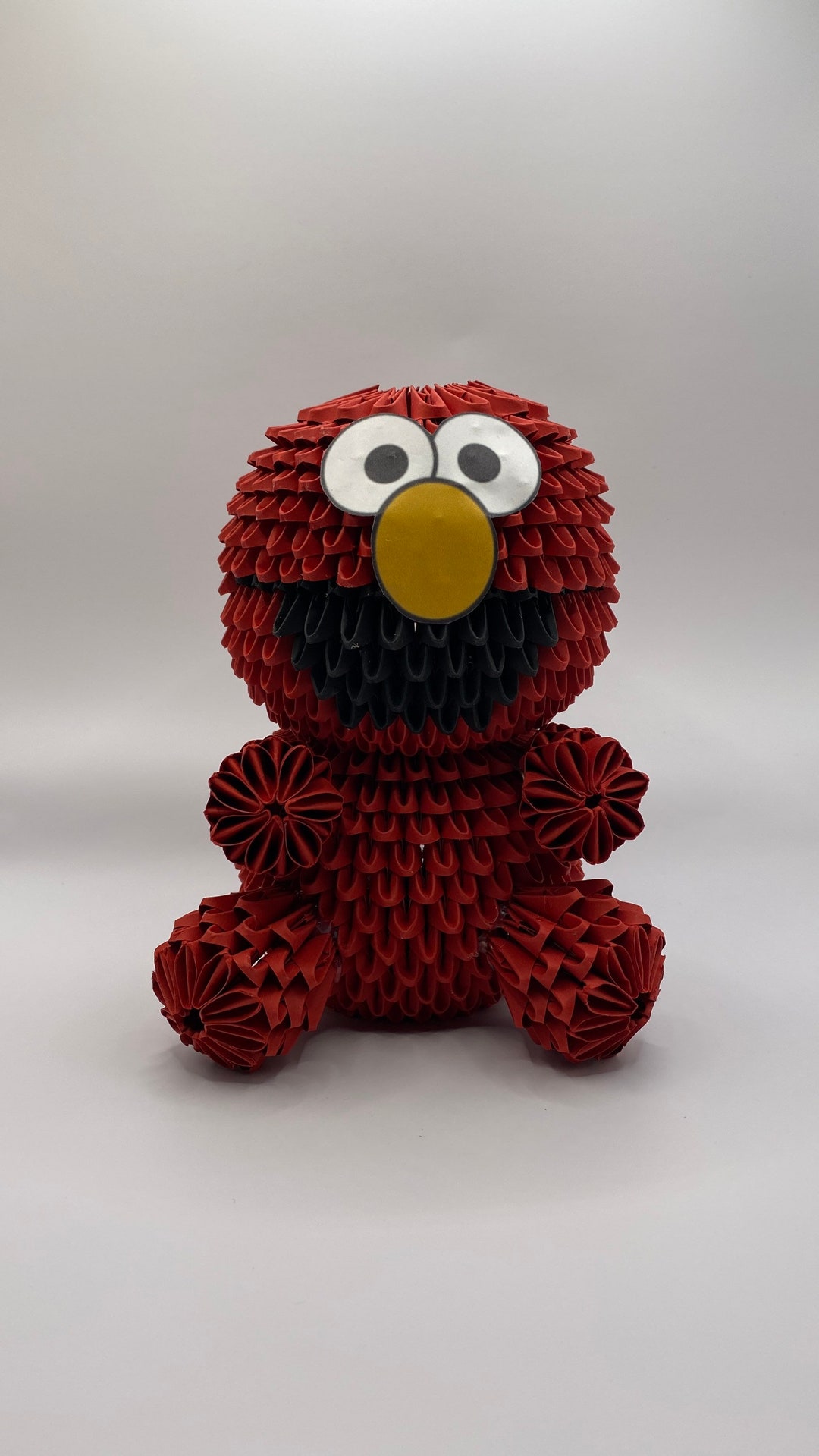 3D Origami Elmo - Etsy