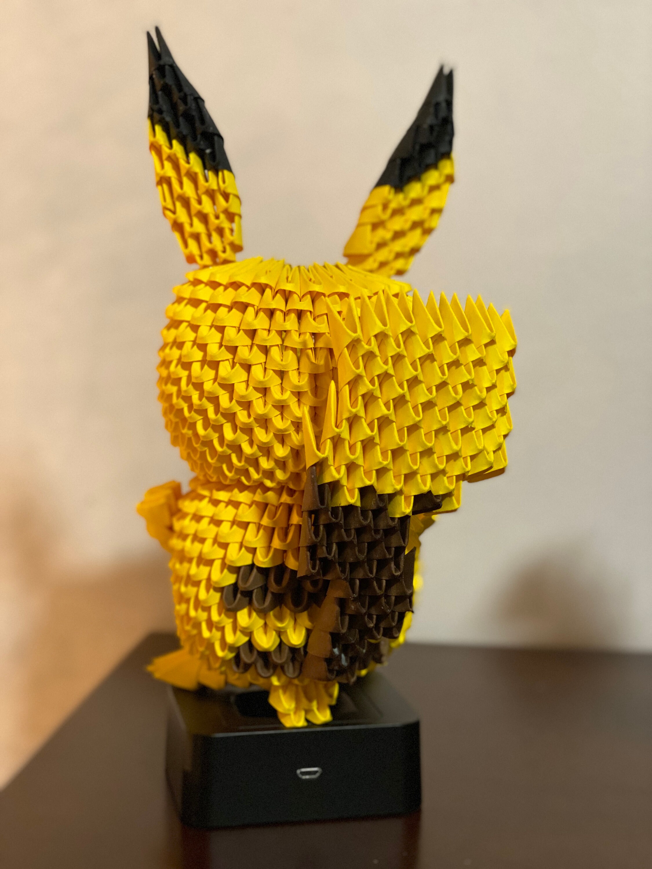 3d Pikachu Origami Pikachu Origami 3D By Kittykillasumaq On DeviantArt