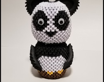 3D Origami Mini Panda - Etsy