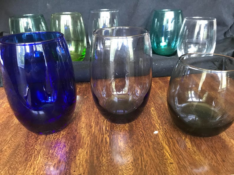 Angel Wings etched stemless wine glass wings angel | Etsy