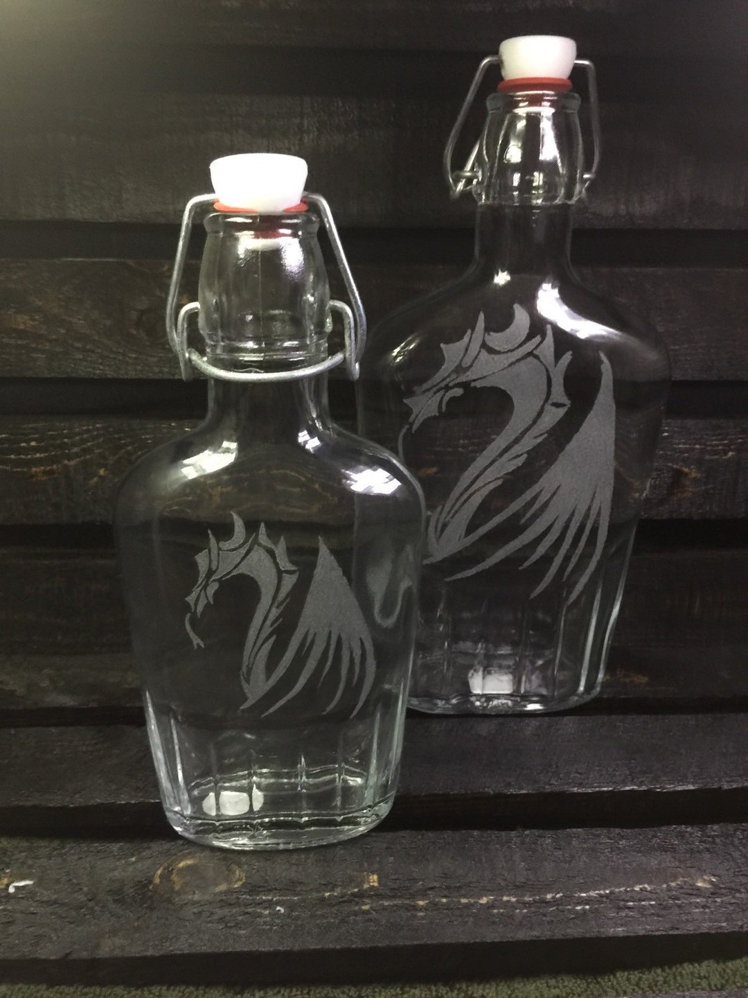 Nordic Dragon Flasks - Nordic Dragon, Dragon, Flask, Liquor Container ...