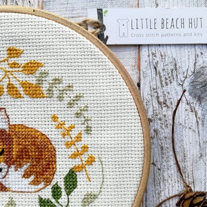 Fox Cross Stitch Kit Cross Stitch Pattern Embroidery Kit - Etsy UK