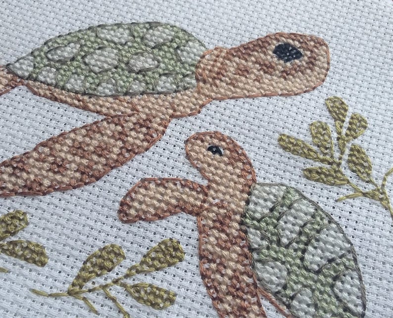 Cross Stitch Kits Turtles Gift Cross Stitch Pattern Turtle - Etsy UK