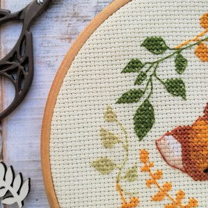 Fox Cross Stitch Kit Cross Stitch Pattern Embroidery Kit - Etsy UK