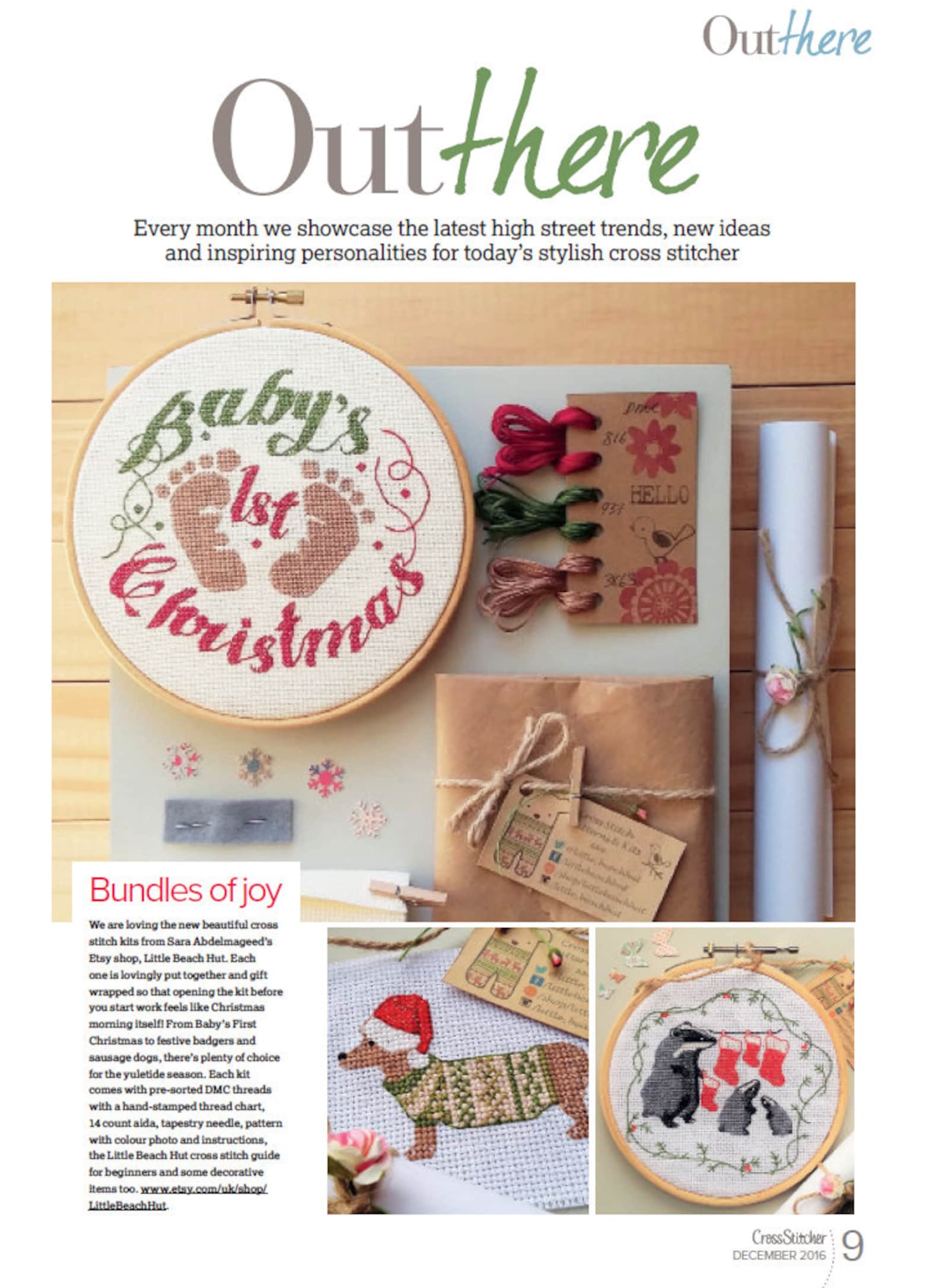 Baby's First Christmas Cross Stitch Pattern - A Lovely Gift for New ...