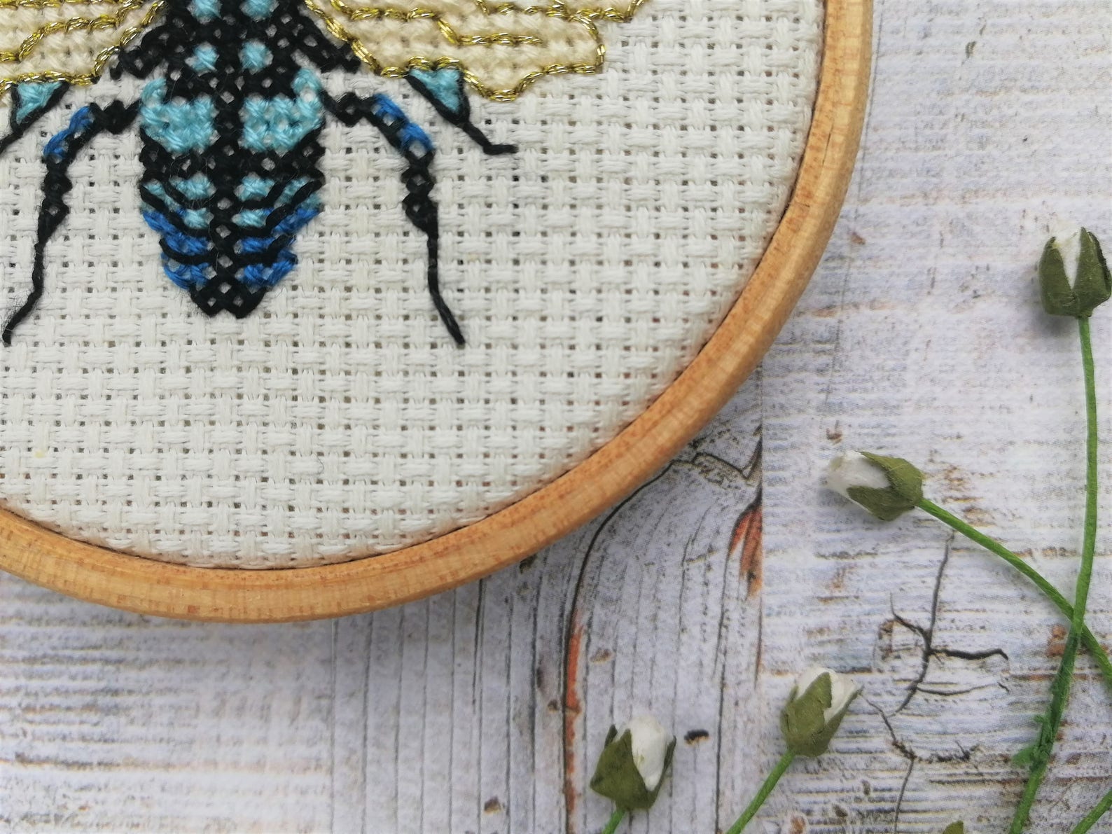 Fly cross stitch pattern cute little cross stitch easy cross | Etsy