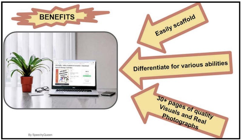 Life Skills - Safety Symbols & Scenarios - Functional Speech Therapy ...