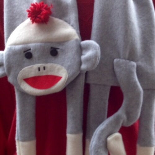 CROCHET PATTERN Child & Adult Sock Monkey Set | Etsy