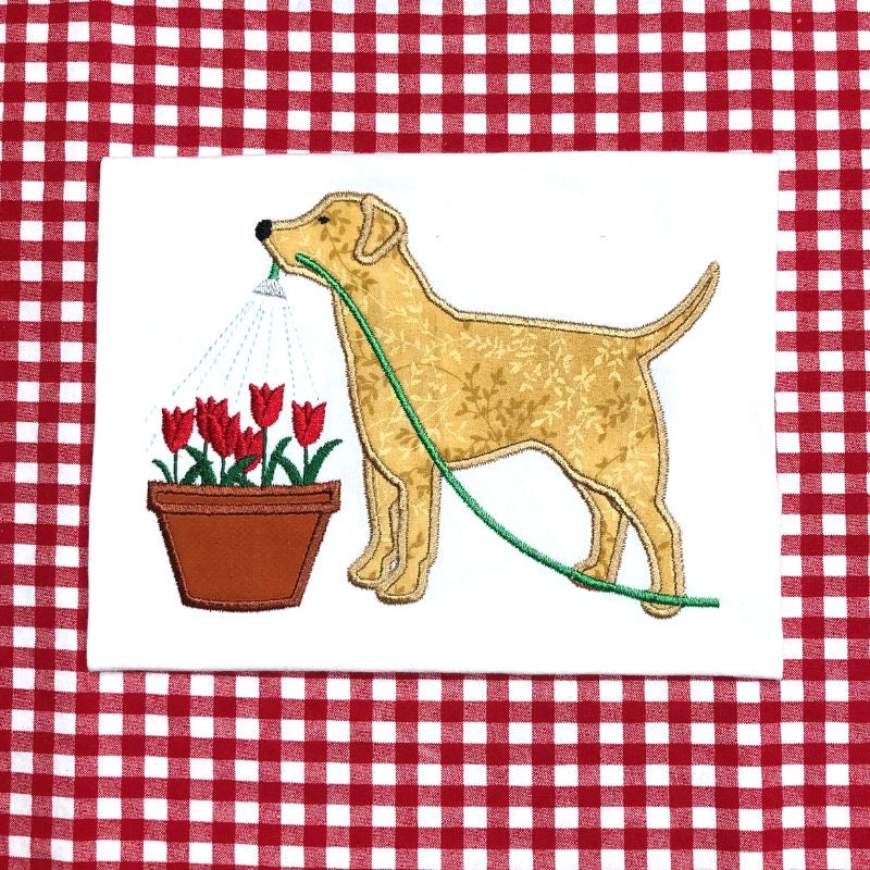 Lab Embroidery Design - Etsy