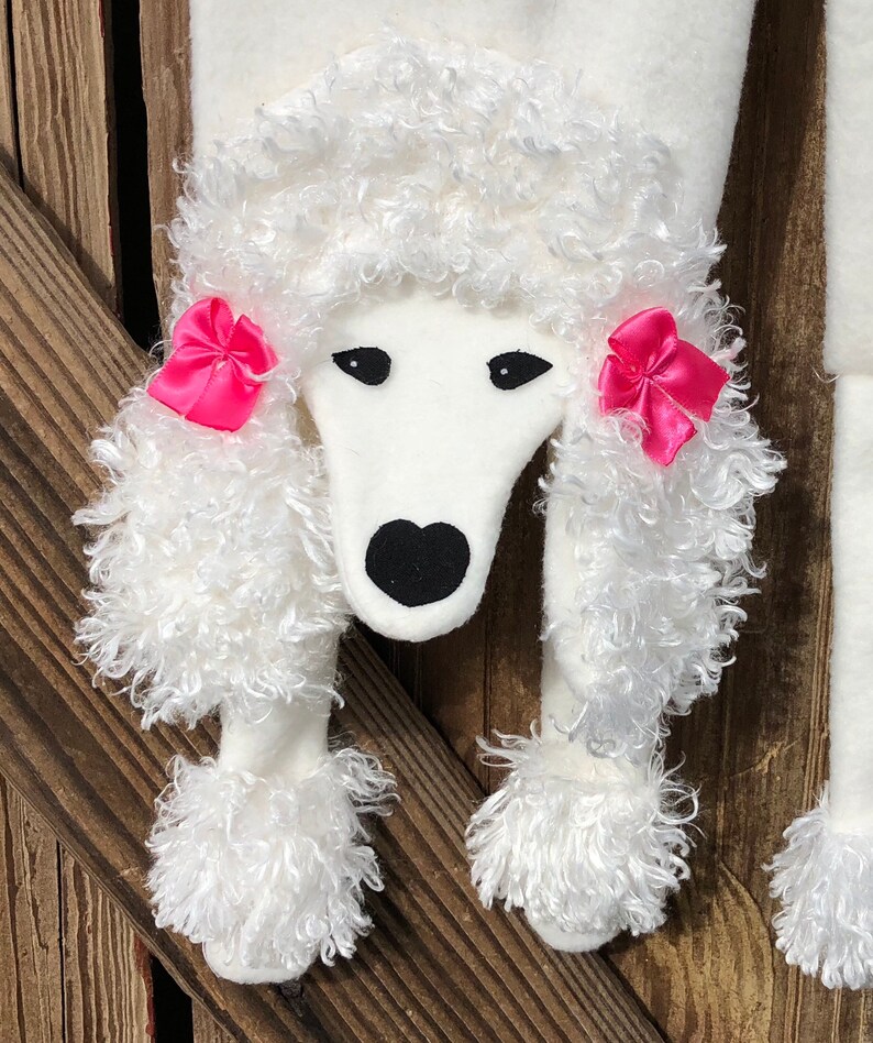 Poodle Scarf PDF Instant Download Sewing Pattern, Fun Easy Kids, Fleece ...