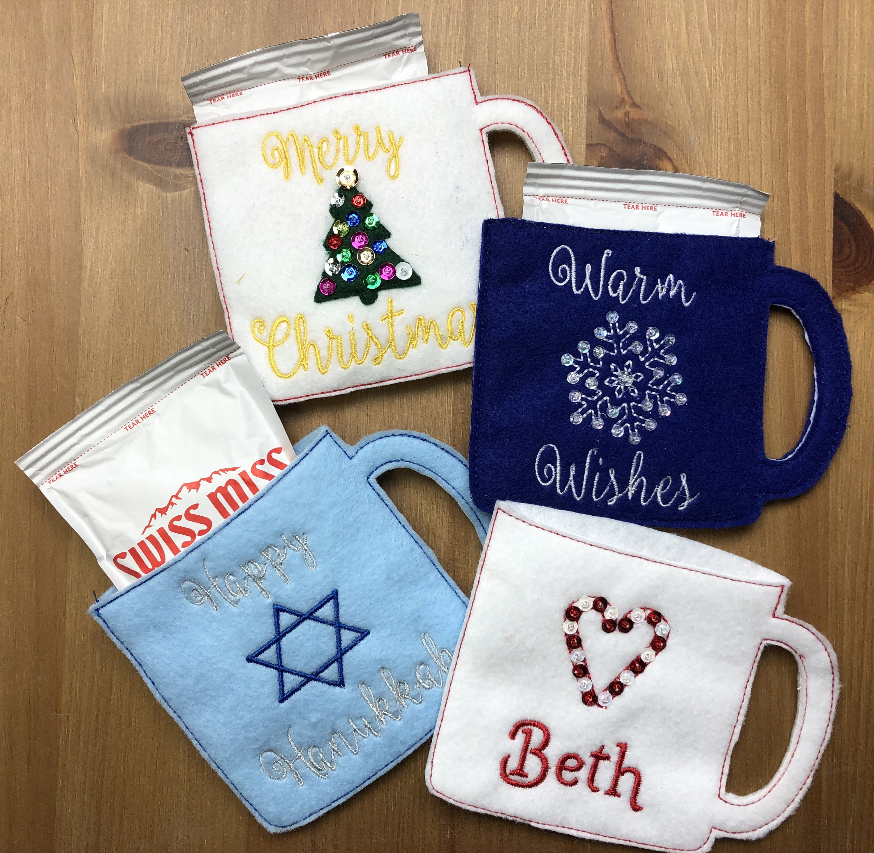 Coco Mug Gift Set ITH Applique Embroidery Design Download for | Etsy