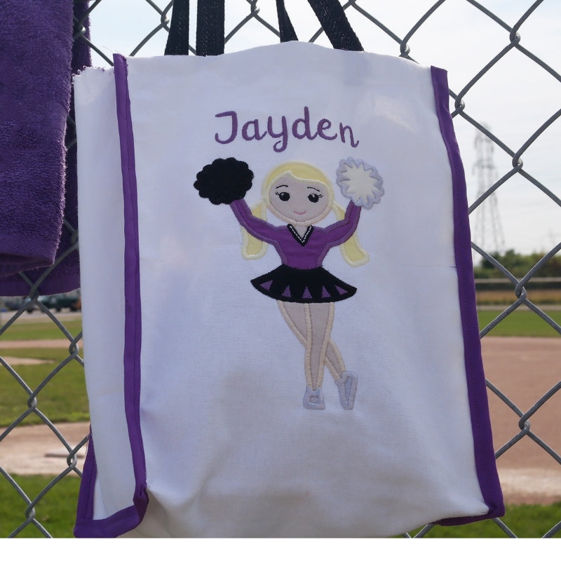 Cheerleader Applique - Etsy