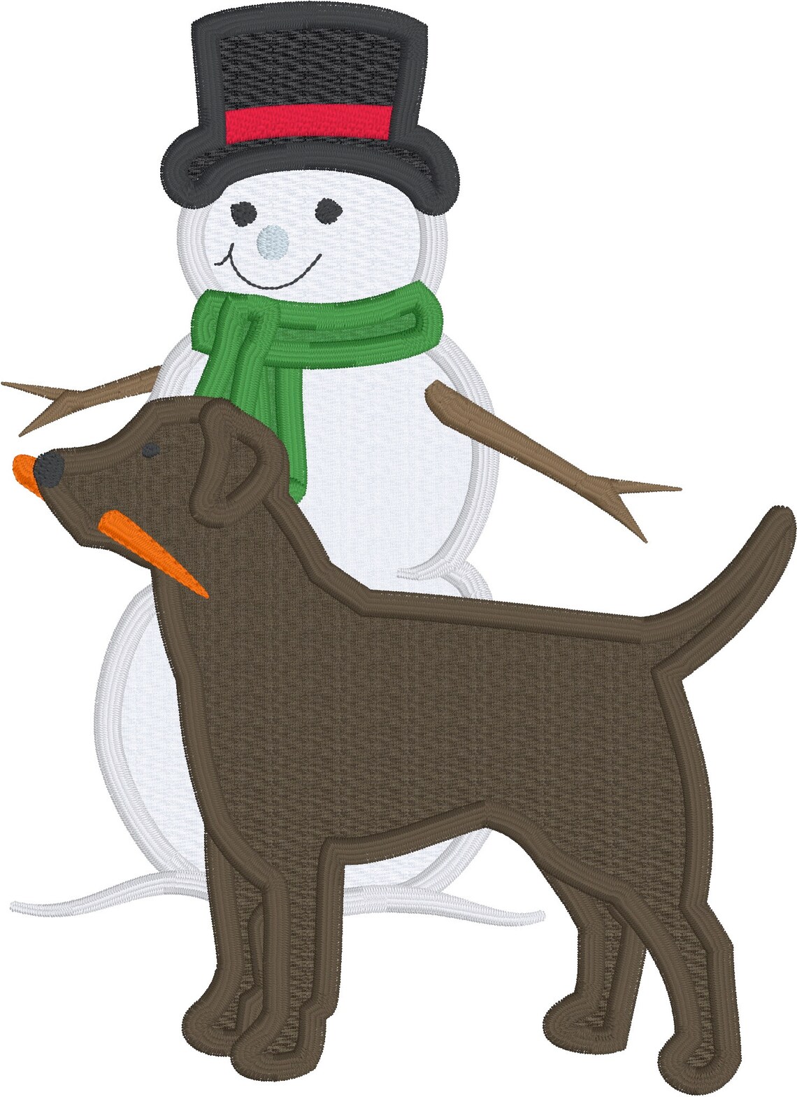 Labrador Applique Embroidery Design Download for Embroidery - Etsy