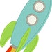 Rocket Ship, Outerspace Applique Embroidery Design Download for ...