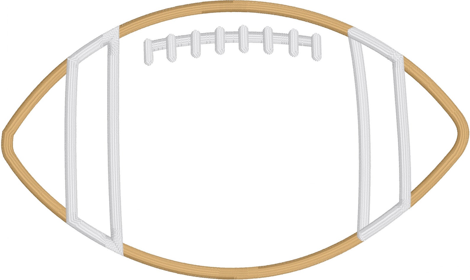 Football Applique Embroidery Design Download - Etsy