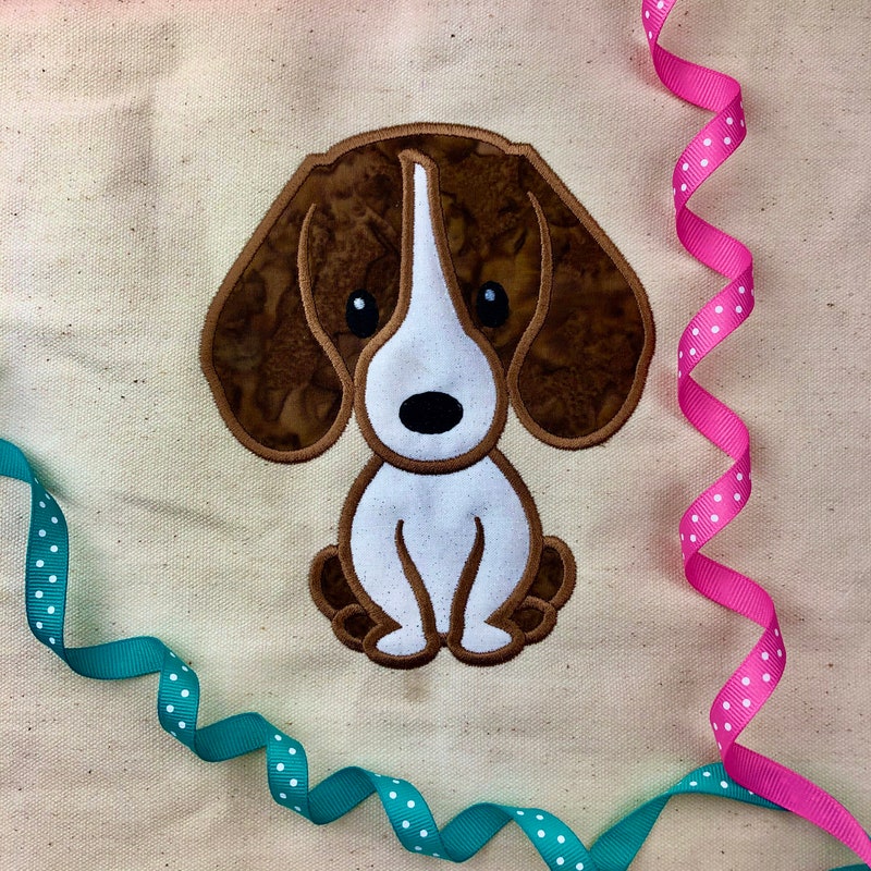 Puppy Applique - Etsy