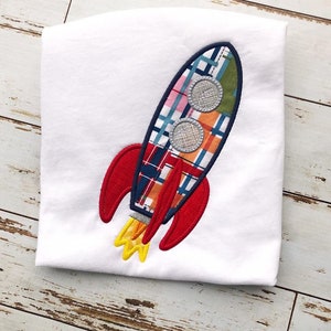 Rocket Ship, Outerspace Applique Embroidery Design Download for ...