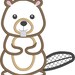 Beaver Applique Embroidery Design File Download for Embroidery Machine ...