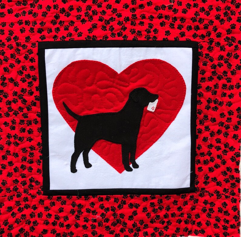 Year of Labrador Quilt Blocks PDF Appliqué Sewing Pattern, Dog Lovers ...