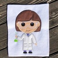 Scientist Embroidery - Etsy