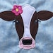 Cow Appliqué Embroidery Design Download for Embroidery Machine, Farm ...