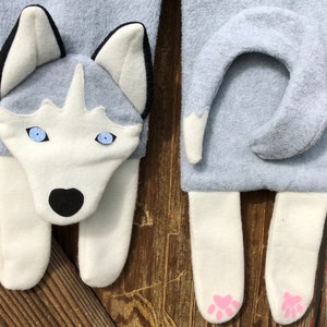 Husky Scarf PDF Instant Download Sewing Pattern, UW Gift, Huskies Scarf ...