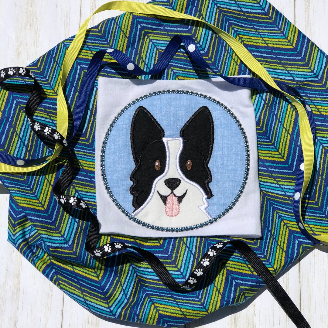 Boarder Collie Applique Embroidery Design Download for Embroidery ...